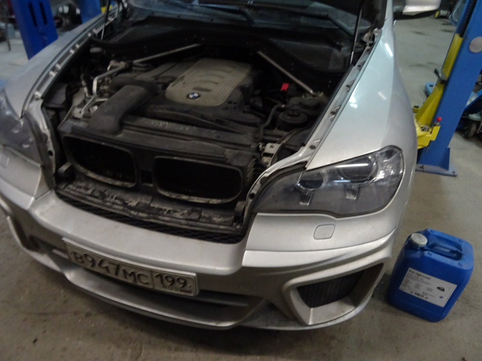 Масло и фильтра — BMW X5 (E70), 3 л, 2007 года | плановое ТО | DRIVE2