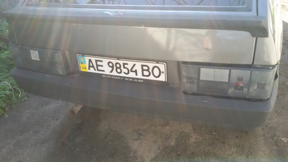 Гладкая крышка багажника — Lada 2108, 1,3 л, 1992 года | стайлинг | DRIVE2