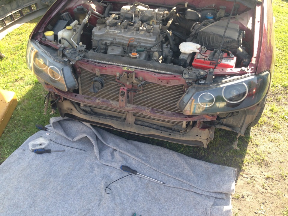 Фары от призрака — Nissan Almera II (N16), 1,5 л, 2005 года | тюнинг ...