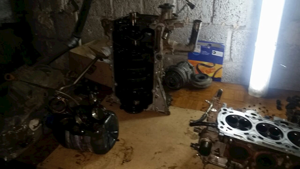 11. Капиталка ДВС 1AZ-FSE — Toyota Avensis II, 2 л, 2007 года | визит ...