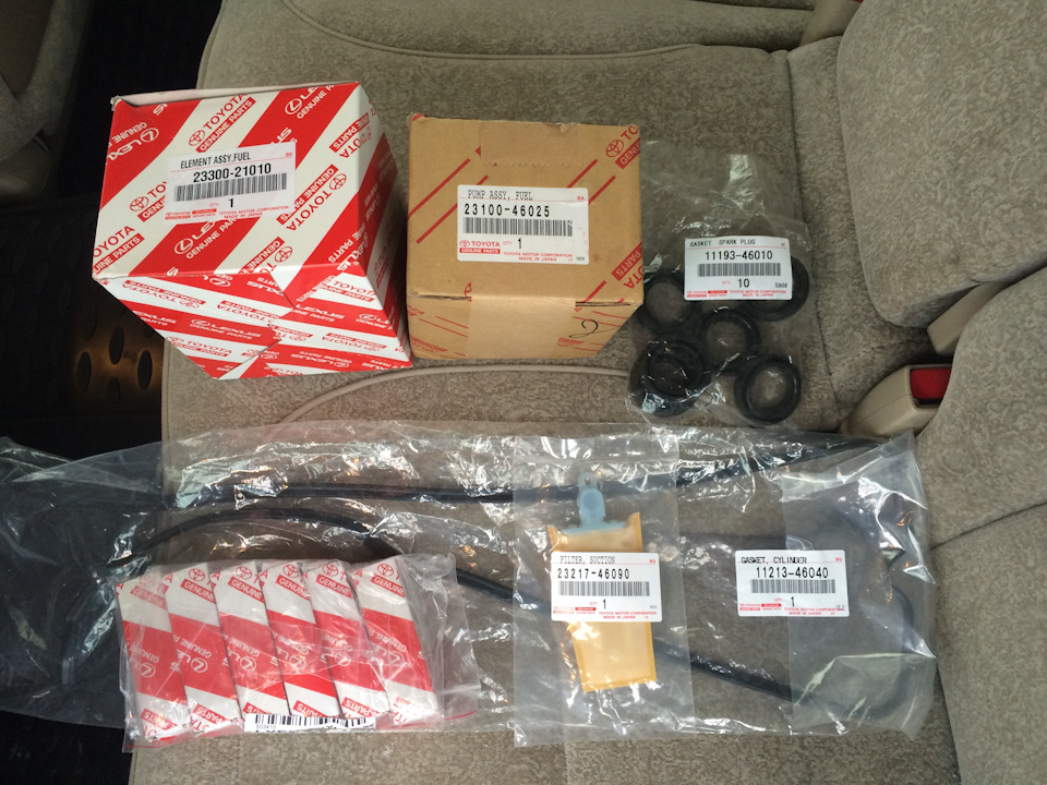 ТО-140 (часть 1) — Toyota Crown (S170), 3 л, 2003 года | плановое ТО ...