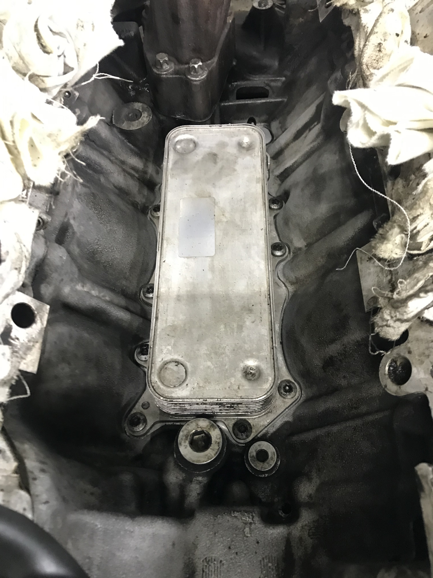 Замена прокладок теплообменника — Mercedes-Benz GL-Class (X164), 3 л ...