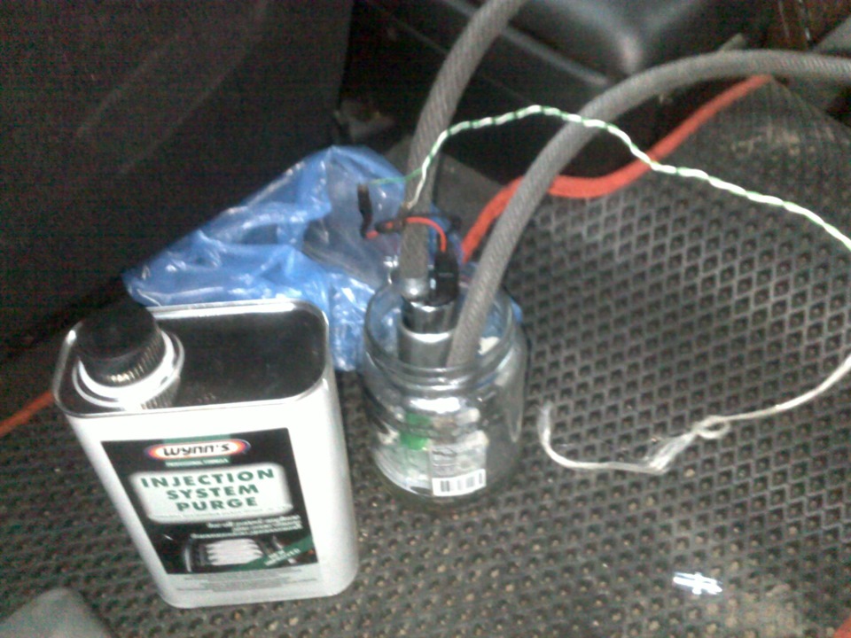 Промывка топливной системы и МАФа, фильтра, топливный насос AEM ...