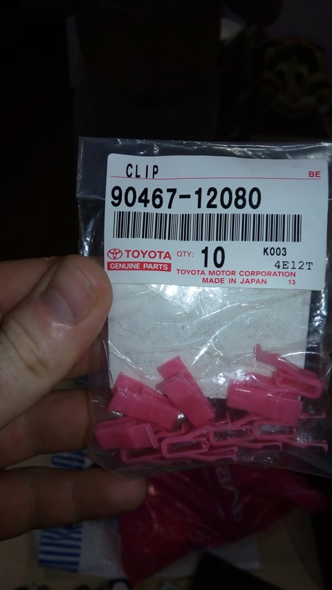 9046712080 Клипса пластиковая TOYOTA LEXUS | Запчасти на DRIVE2