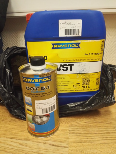 111113601001998 Моторное масло RAVENOL VST 5W-40, 10 литров RAVENOL ...