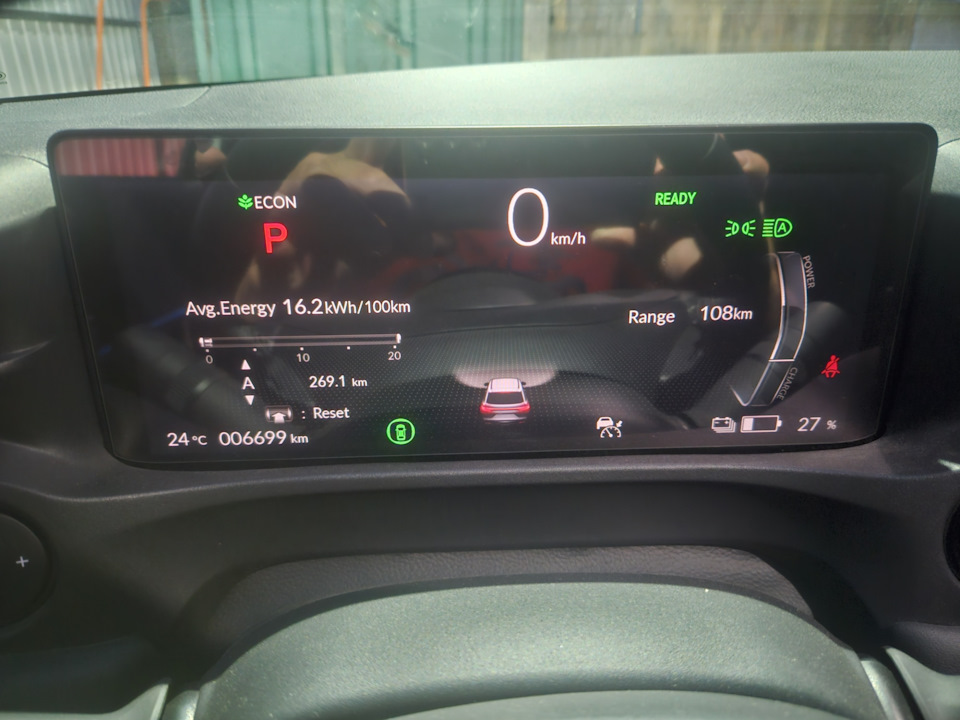 Летние испытания запаса хода — Honda e:NS1, 2022 года | наблюдение | DRIVE2