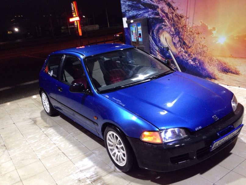 KKFA Time Attack 2016 1 этап 12.03.16г — Honda Civic Hatchback (5G), 1,7 л, 1992 года ...