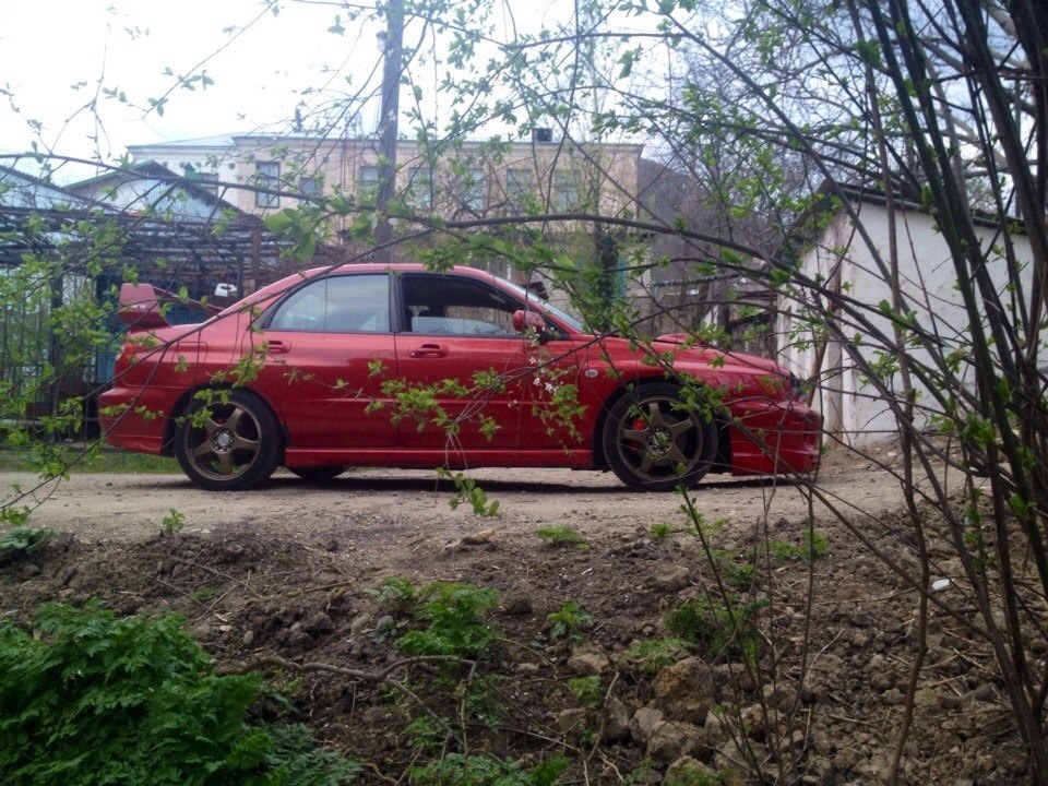 губа chargespeed WRX 00-02 заинсталлена — Subaru Impreza WRX (GD/GG), 2 ...