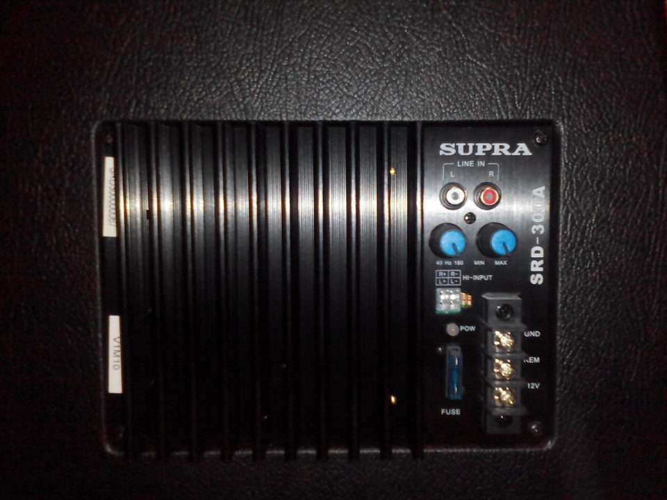 Сабвуфер Supra SRD-300A — Lada 2113, 1,6 л, 2007 года | автозвук | DRIVE2