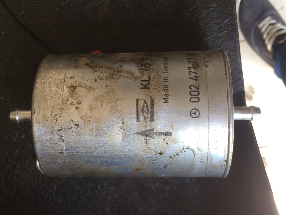 Замена топливного фильтра и чистка форсунок — Mercedes-Benz S-Class ...