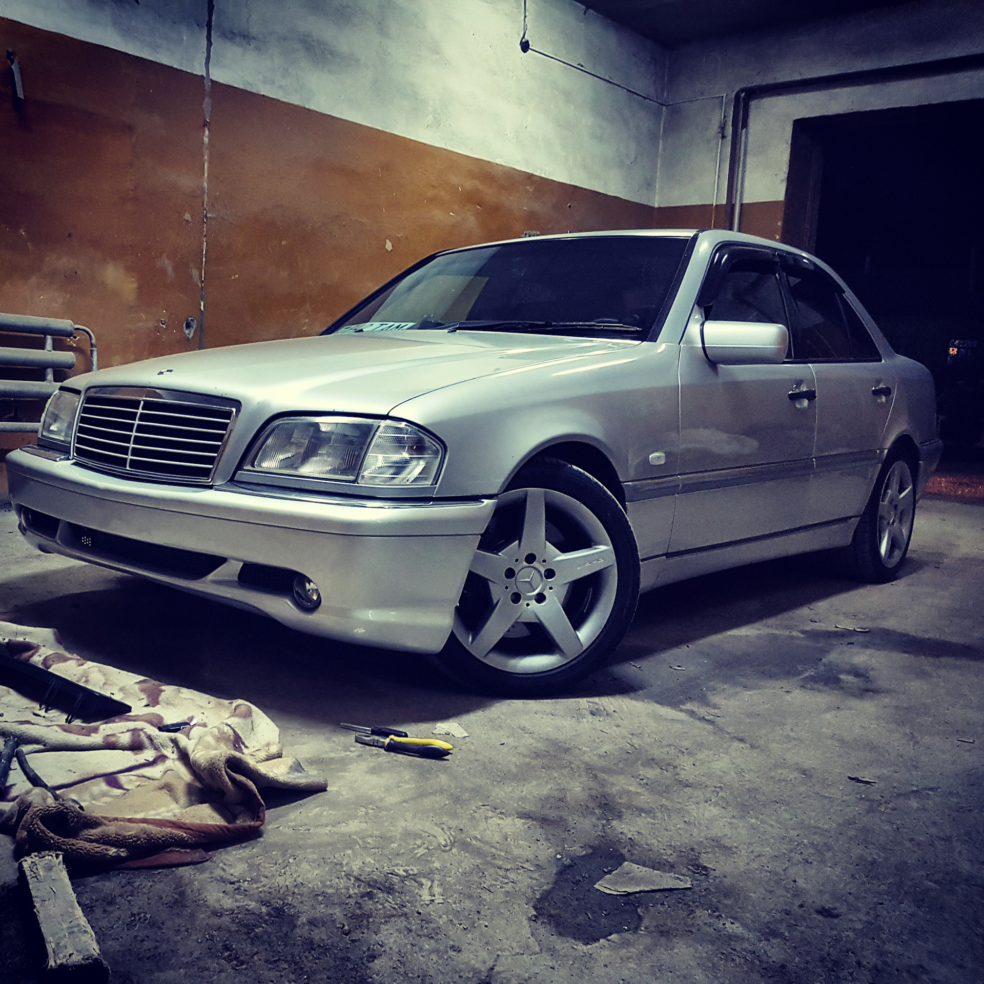 C240/E55 Бампера — Mercedes-Benz C-Class (W202), 5,5 л, 2000 года | стайлинг | DRIVE2