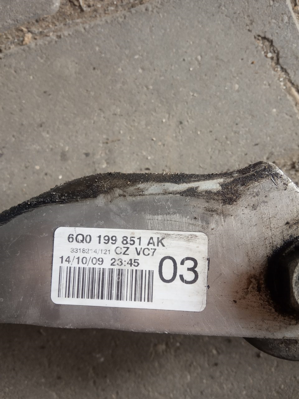 6Q0199851AK Опора VAG | Запчасти на DRIVE2