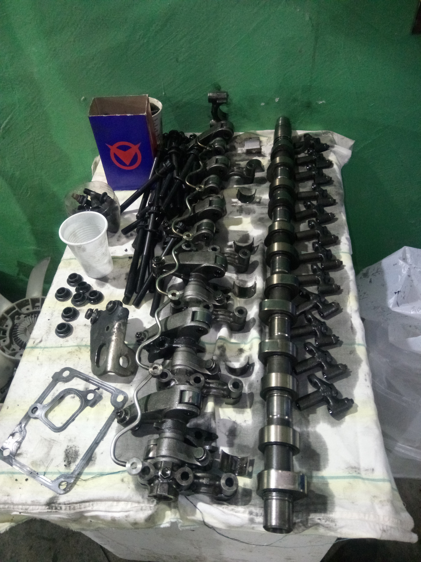 Ремонт двигателя — Toyota Land Cruiser 80, 4,2 л, 1995 года | визит на ...