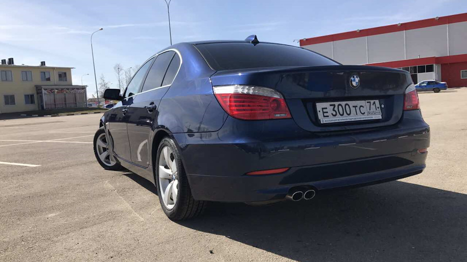 0-200 — BMW 5 series (E60), 3 л, 2007 года | видео | DRIVE2