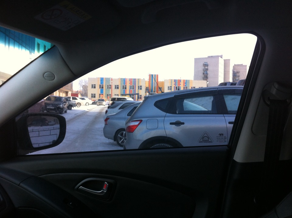 Тонировка ч.2 — Hyundai ix35, 2 л, 2013 года | фотография | DRIVE2
