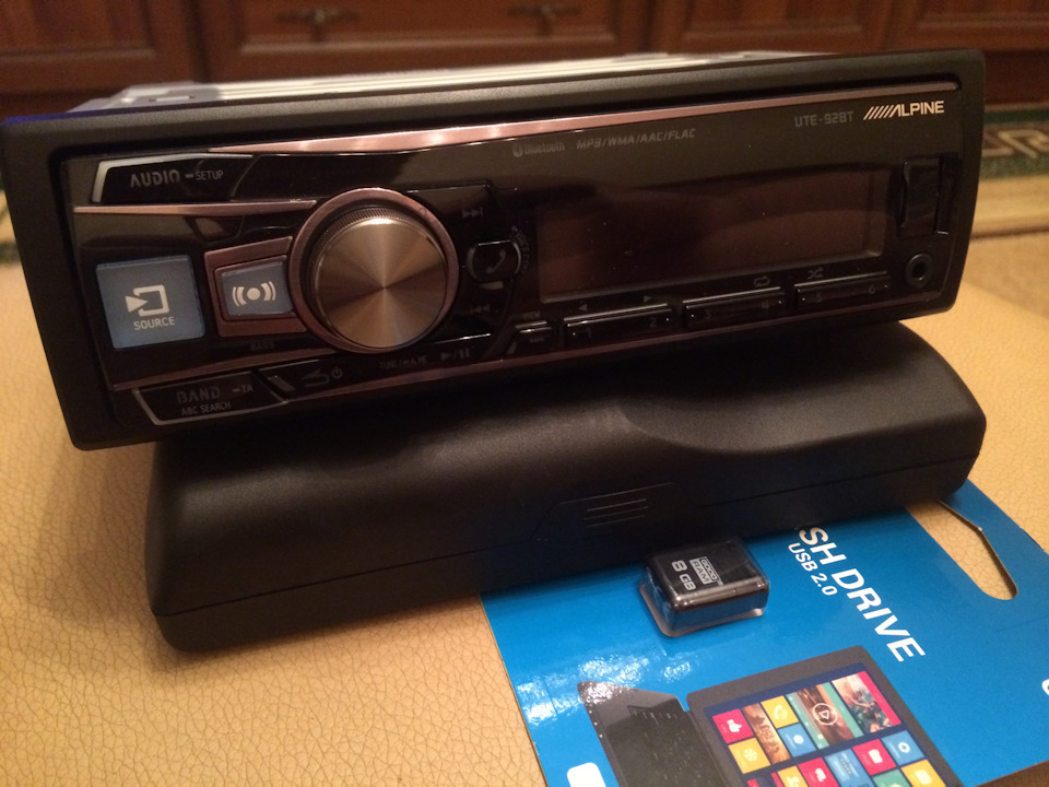 Alpine UTE-92BT — Opel Calibra, 2 л, 1995 года | автозвук | DRIVE2