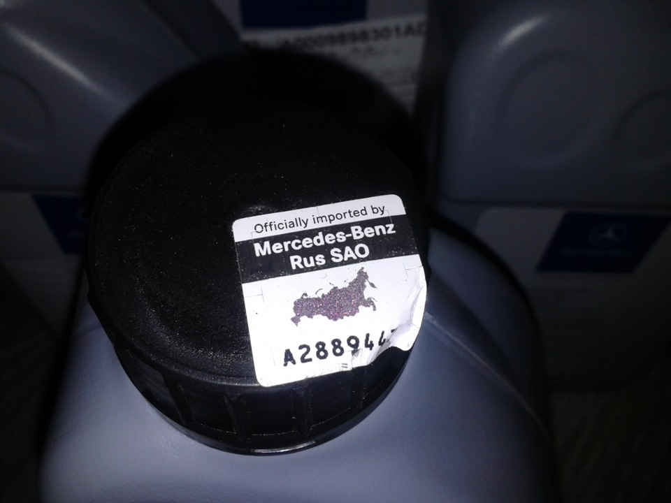 …замена масла на "ORIGINAL" — Mercedes-Benz M-Class (W163), 3,2 л, 1999 ...