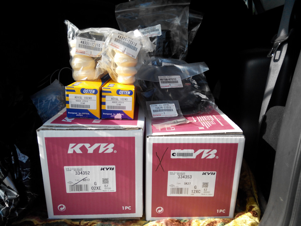 Замена передних стоек, антифриза, чистка мелочёвки — Toyota Corolla ...