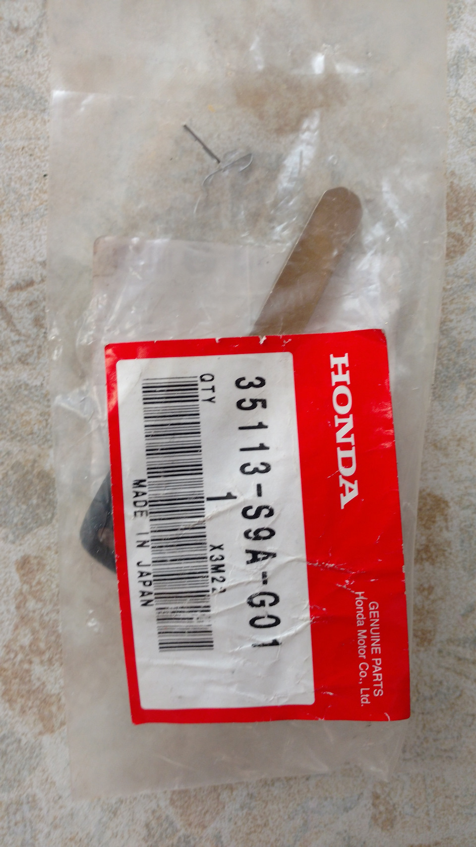 35113S9AG01 Ключ замка зажигания [заготовка] Honda | Запчасти на DRIVE2