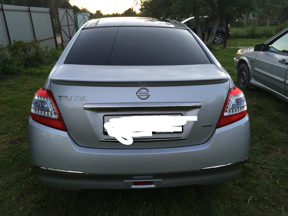 Спойлер Теана j32 — Nissan Teana (J32), 2,5 л, 2012 года | тюнинг | DRIVE2