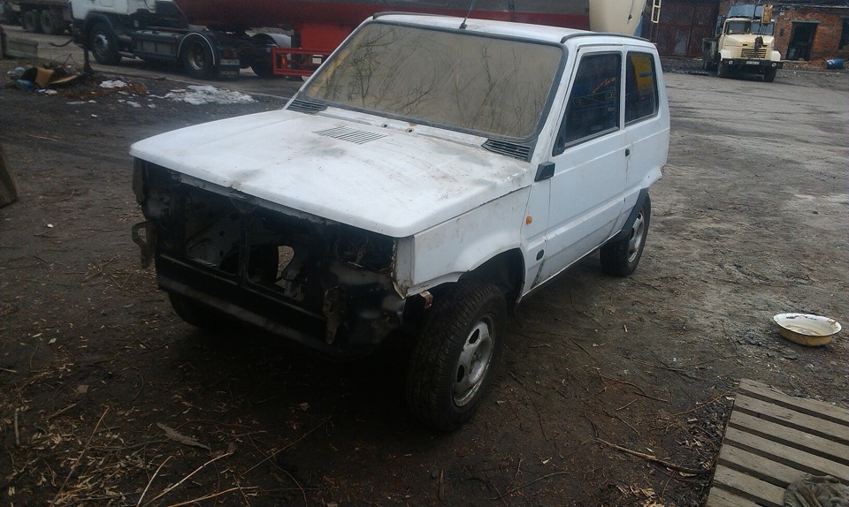 Подготовка к покраске, сварка. — FIAT Panda (1G), 1,2 л, 1988 года ...