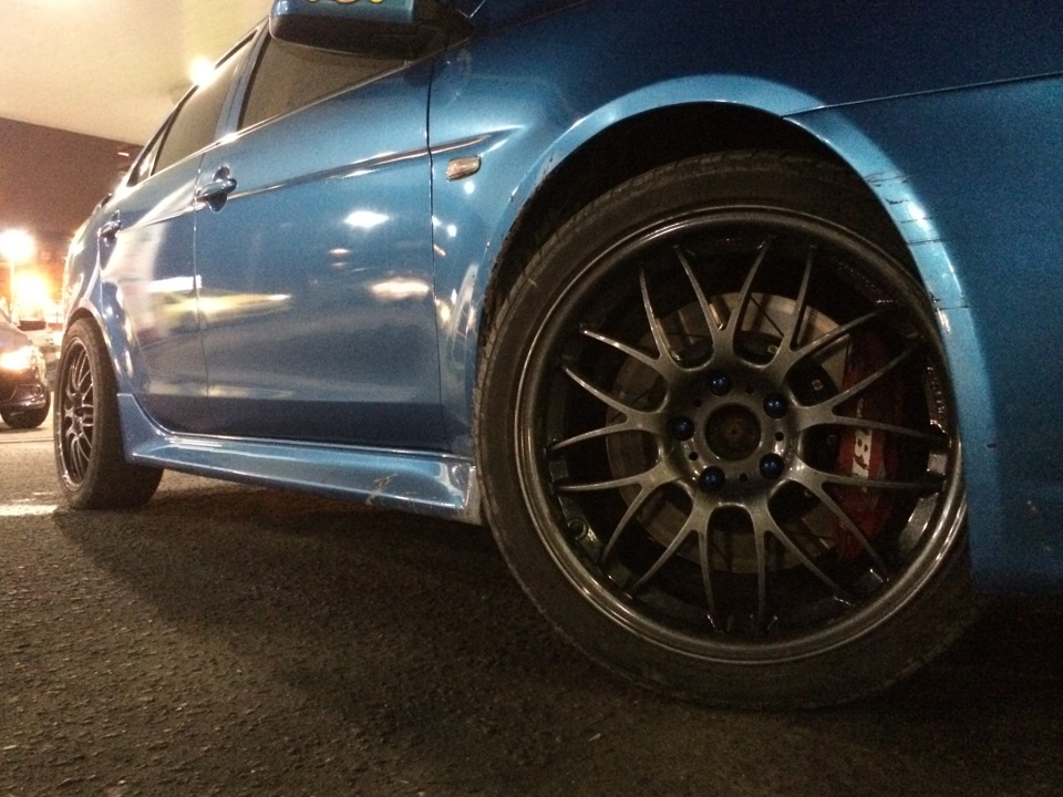 Rays se37 — Mitsubishi Lancer X, 2,4 л, 2011 года | колёсные диски | DRIVE2