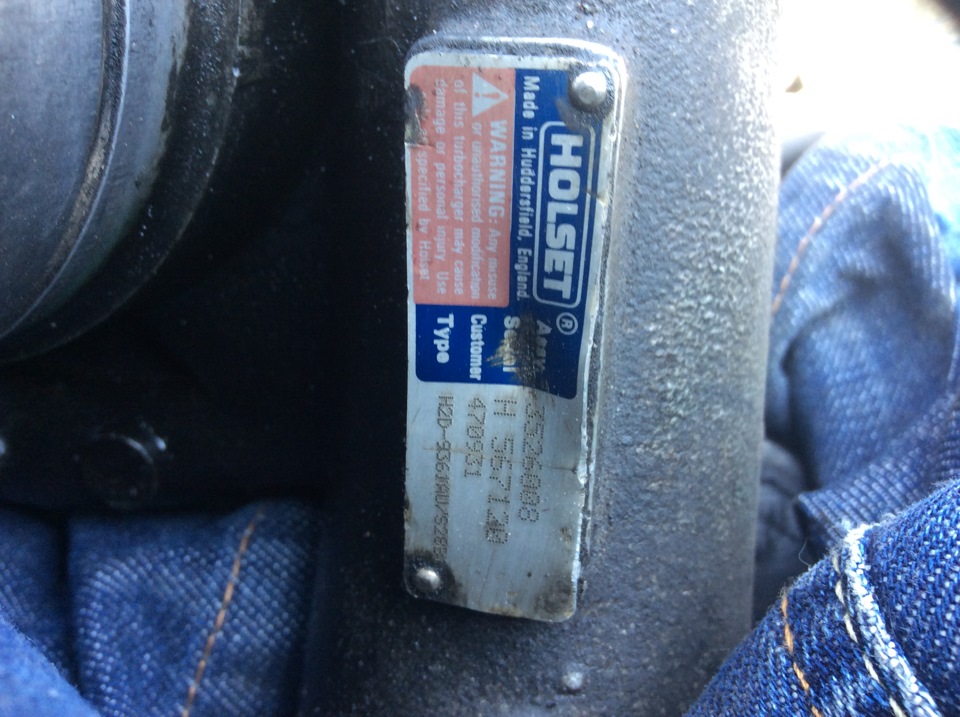 Holset 3526008 на 1jz — Toyota Mark II (100), 2,4 л, 1996 года | своими ...