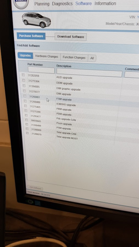 31268488 По для обновления блока icm/ihu Volvo | Запчасти на DRIVE2