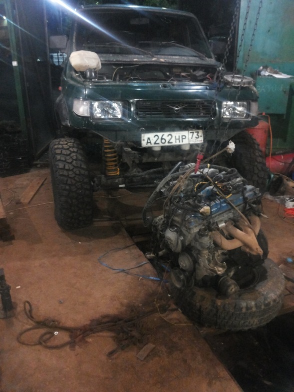 Установка дизеля ЗМЗ-5143 евро3 — УАЗ 3162, 2,3 л., 2001 года | тюнинг ...