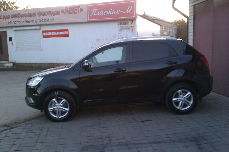 тонировка — SsangYong Actyon (2G), 2 л, 2012 года | тюнинг | DRIVE2