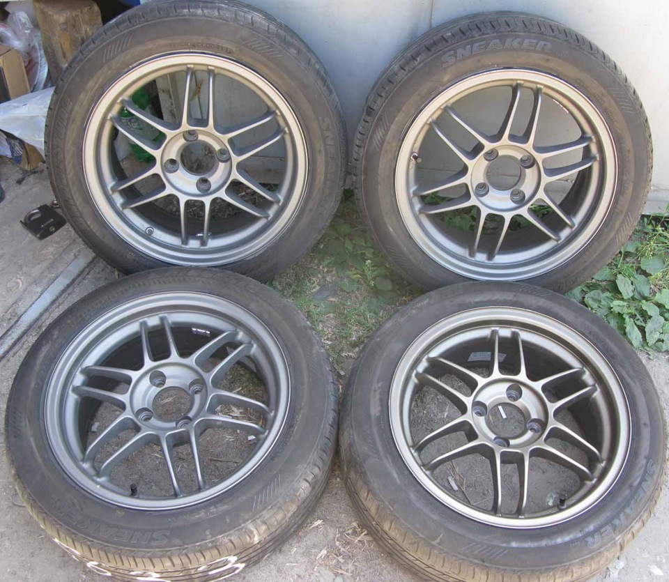 Сверхлегкие диски Ame tracer R15 4х100 — Toyota Yaris (p2), 1,5 л, 2005 ...