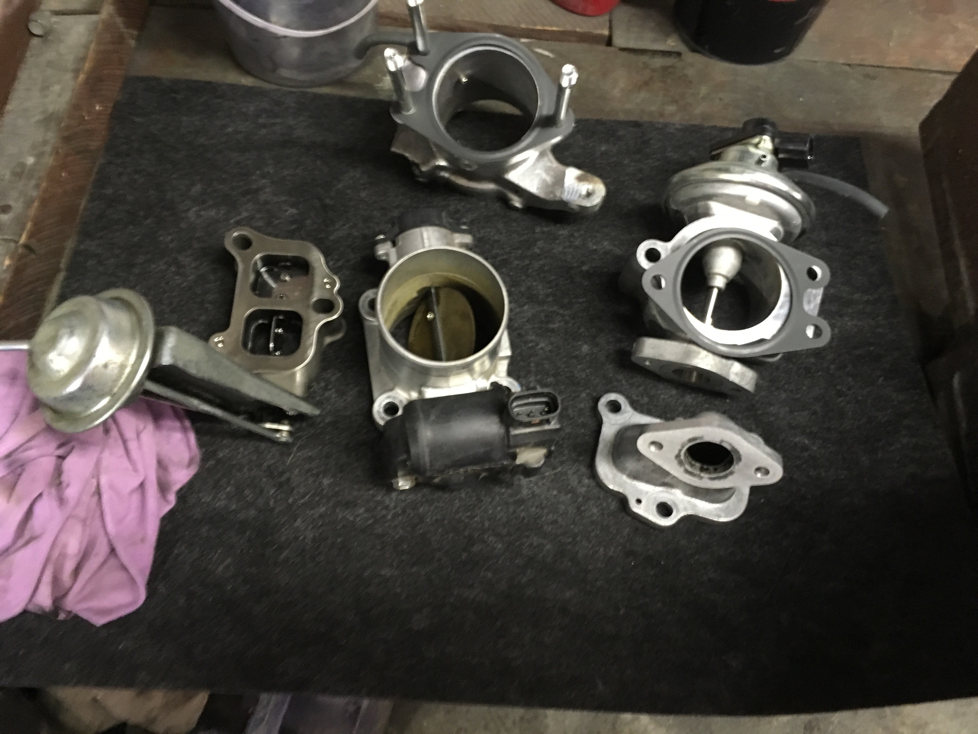 Чистка дроссельной заслонки, Егр и коллектора. — Toyota Land Cruiser ...