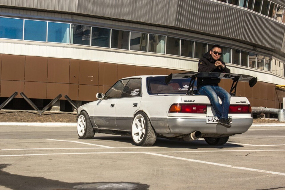 Выехали на фотосет 📷 — Toyota Mark II (80), 2,5 л, 1991 года ...