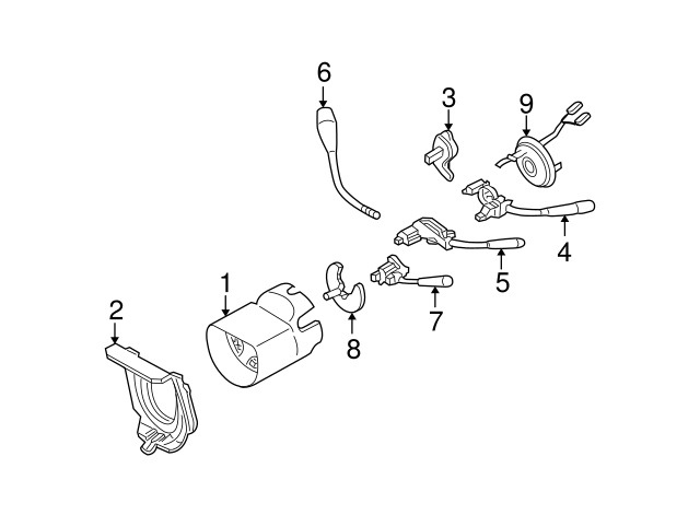 A0004640518 Спираль контактная подрулевая Mercedes | Запчасти на DRIVE2