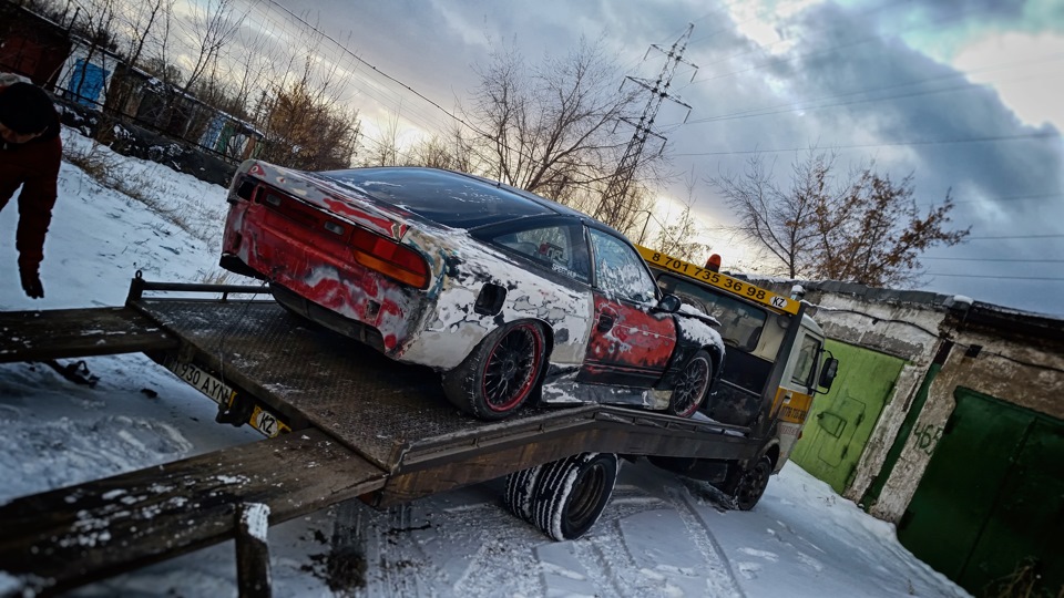 Трудности транспортировки — Nissan 240SX Chuki (S13), 2,5 л, 1992 года ...