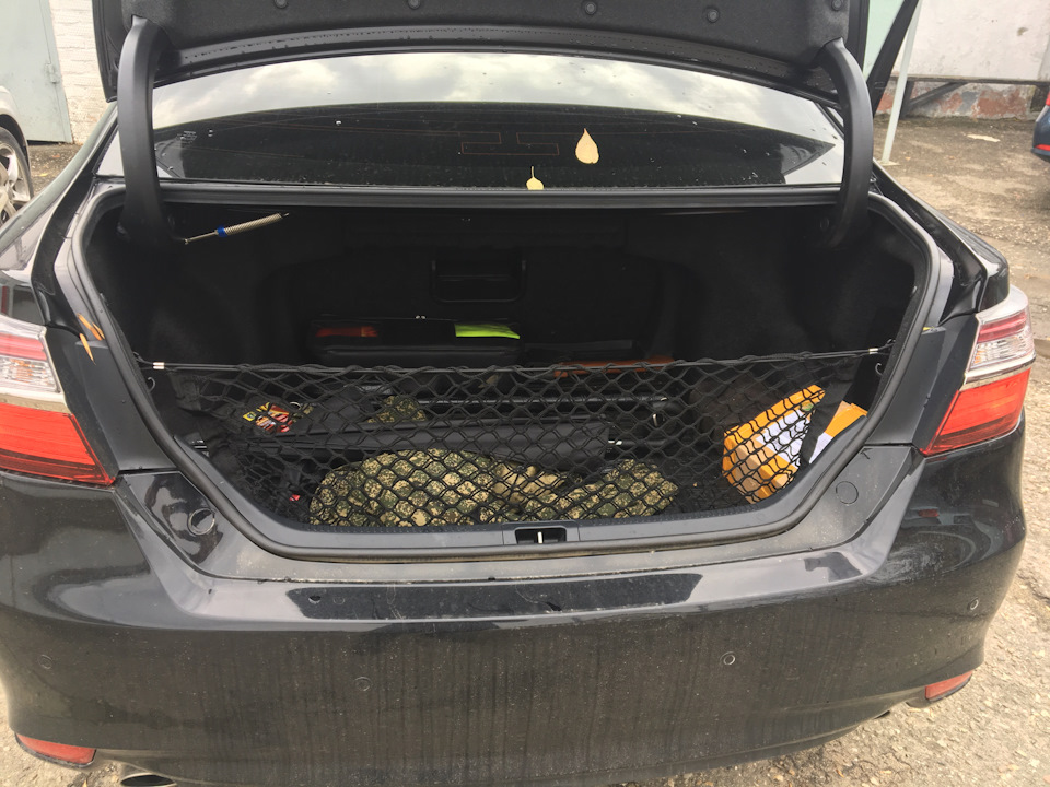 Сетка в багажник Камри — Toyota Camry (XV50), 3,5 л, 2015 года ...