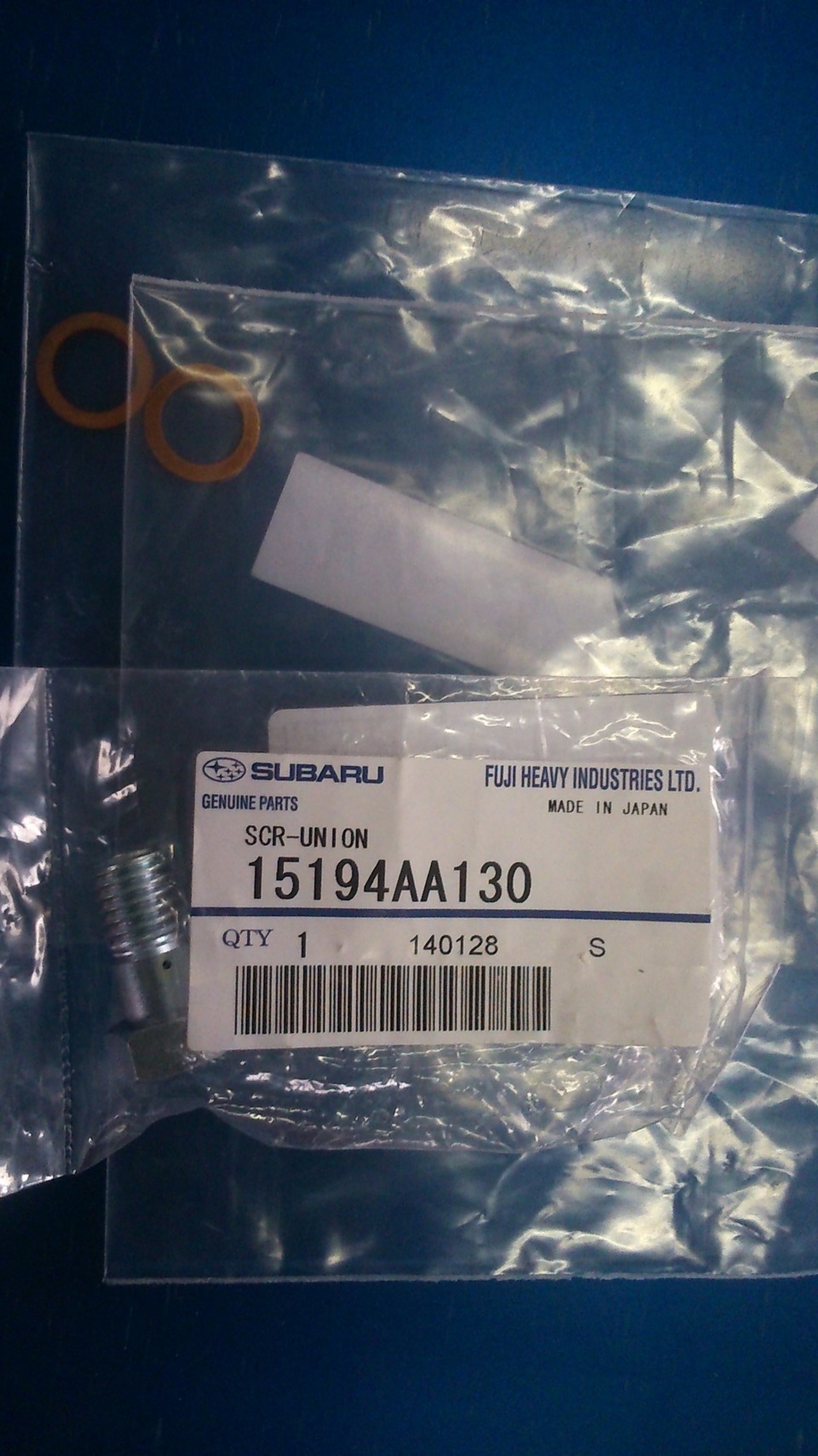 Банджо болт, фильтр салона… — Subaru Impreza WRX (GD/GG), 2 л, 2003 ...