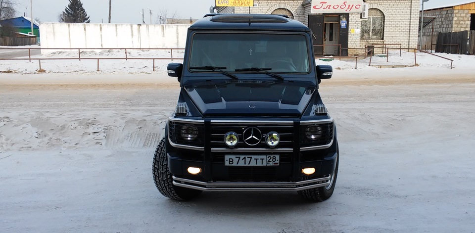 снял туманки — Mercedes-Benz G-Class (W463 1G), 3 л, 1999 года | тюнинг | DRIVE2