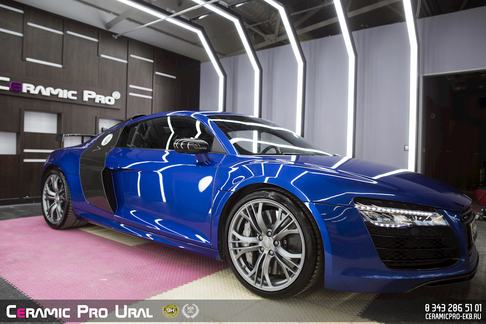 Полноприводный спорткар Audi R8 в центре Ceramic Pro Ural — CeramicPro на DRIVE2