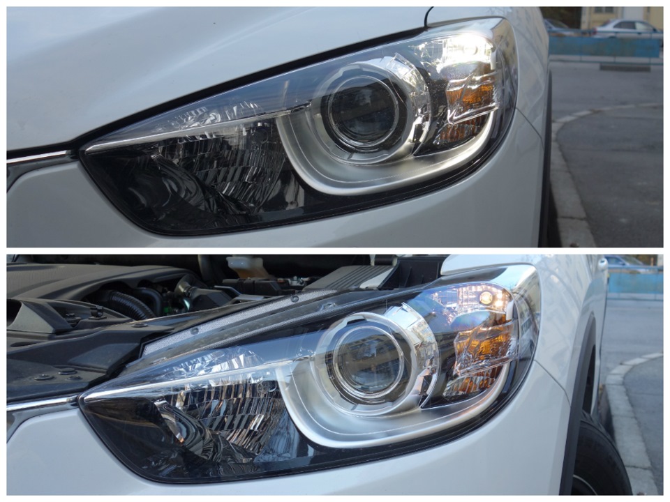Диоды в дхо и передние габариты (P13W и W5W) — Mazda CX-5 (1G), 2,5 л ...