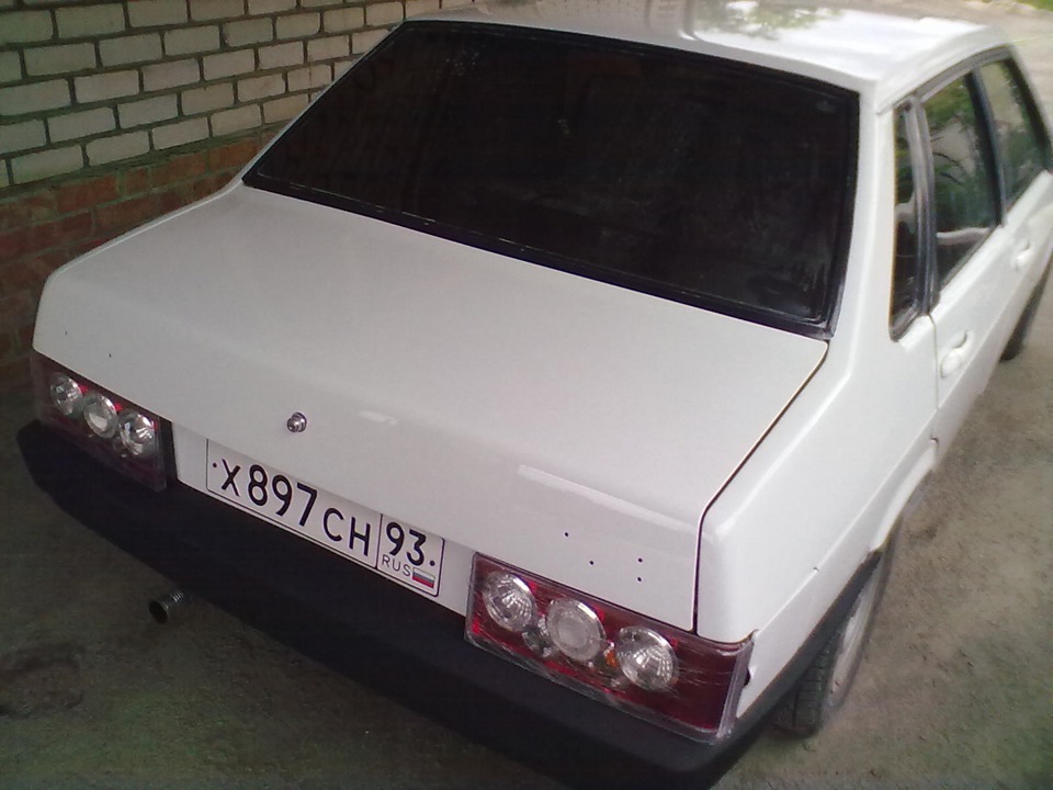 наконец то покрасили — Lada 21099, 1,5 л, 1994 года | другое | DRIVE2