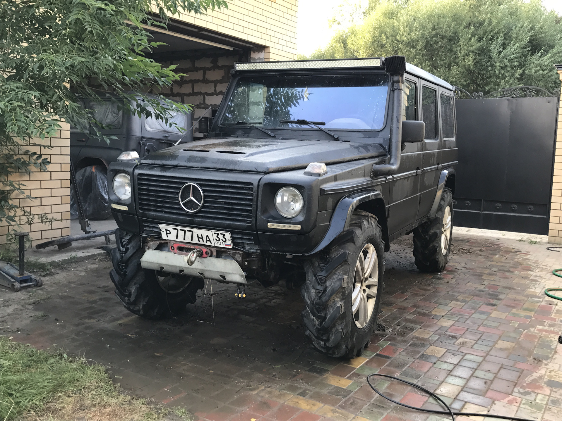 Замена крестовины, панара, поставил расширители — Mercedes-Benz G-Class (W463 1G), 3,5 л, 1995 ...