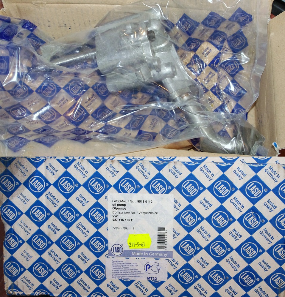027115105E Насос масляный / SEAT, VW 1.5/1.6/1.8 74~ VAG | Запчасти на ...