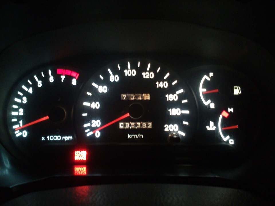 приборная панель — Hyundai Accent (2G), 1,5 л, 2004 года | электроника ...