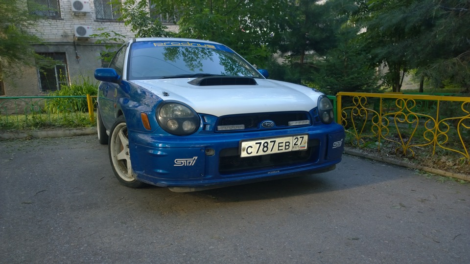 Subaru Impreza WRX STI (GD) 2.0 бензиновый 2002 | синий металик)) RA ...