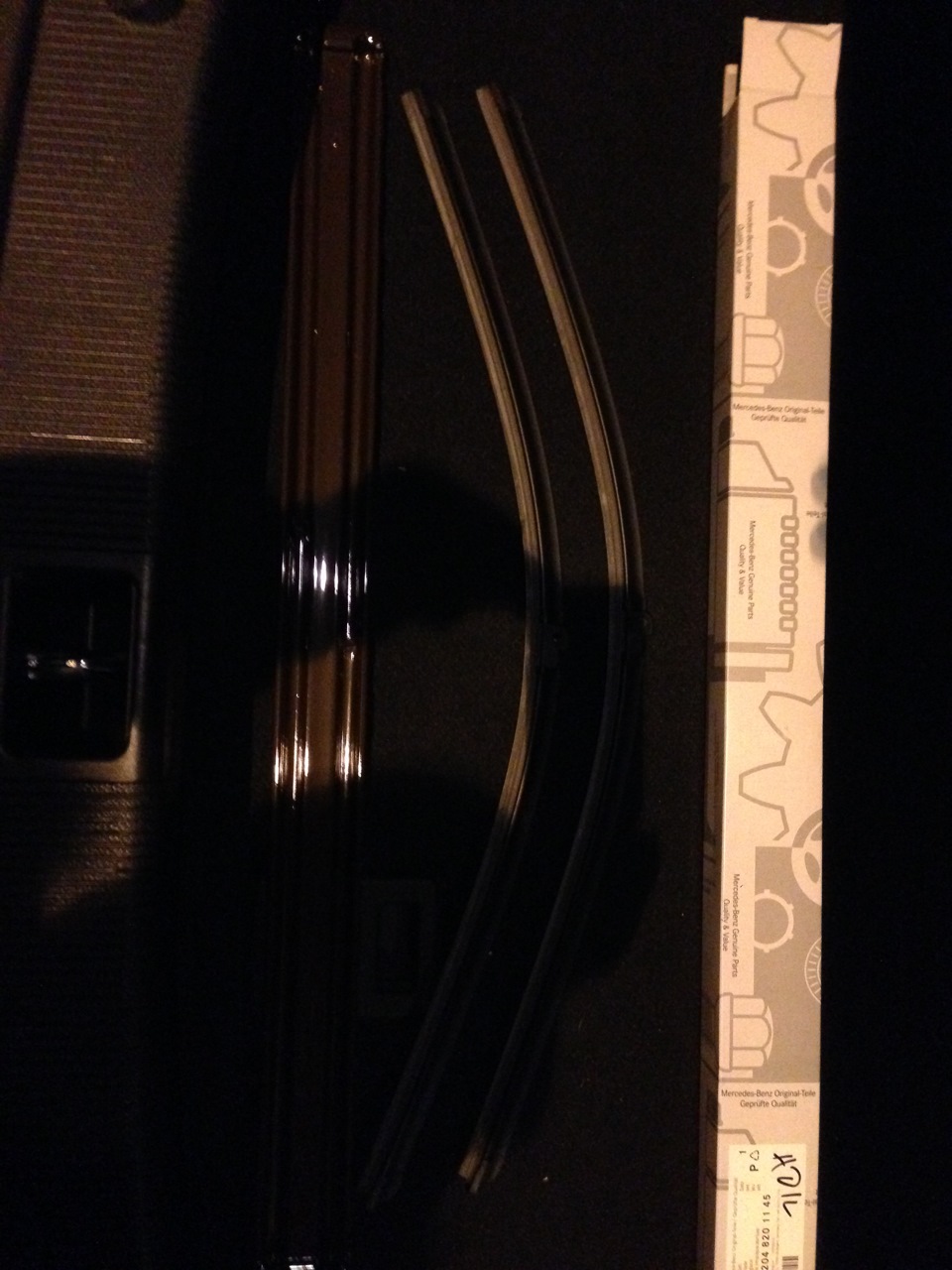 Замена дворников — Mercedes-Benz C-class (W204), 1,8 л., 2012 года ...