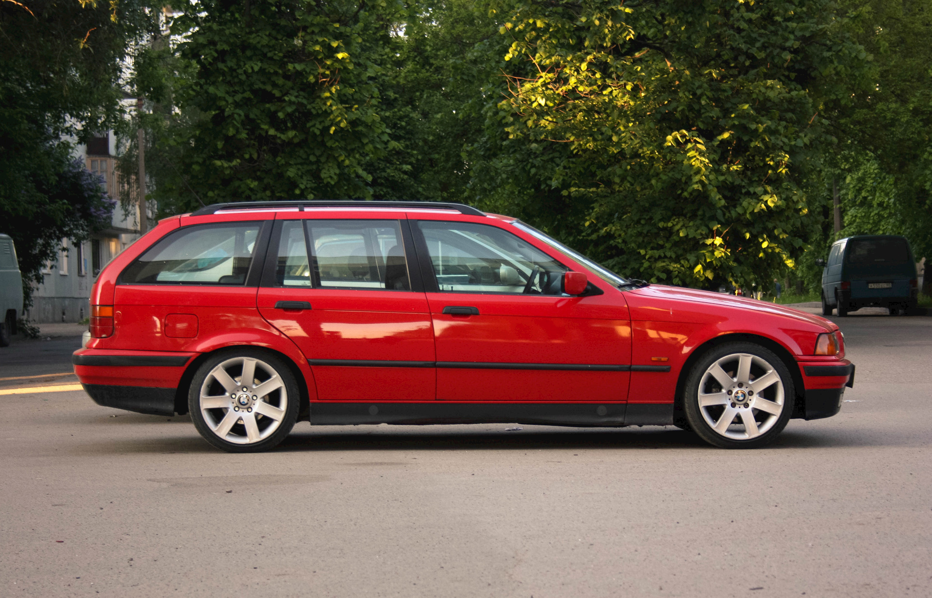 Впечатления и мысли после занижения — BMW 3 series Touring (E36), 2 л ...