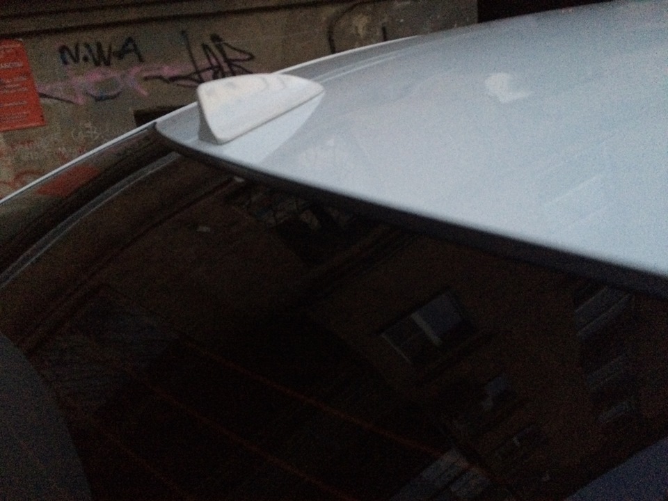 22♡♡♡Установила плавник и поплыли🐬🐬🐬 — Hyundai Solaris (1G), 1,6 л ...