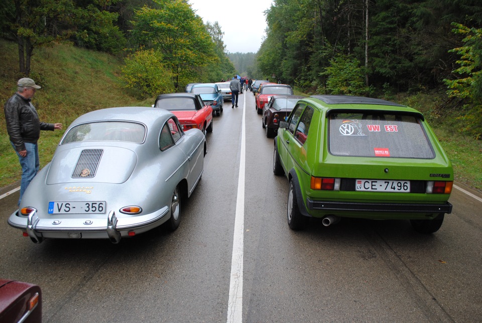 Youngtimer Rally 2013 Sigulda — Volkswagen Golf Mk1, 1,8 л, 1979 года | покатушки | DRIVE2