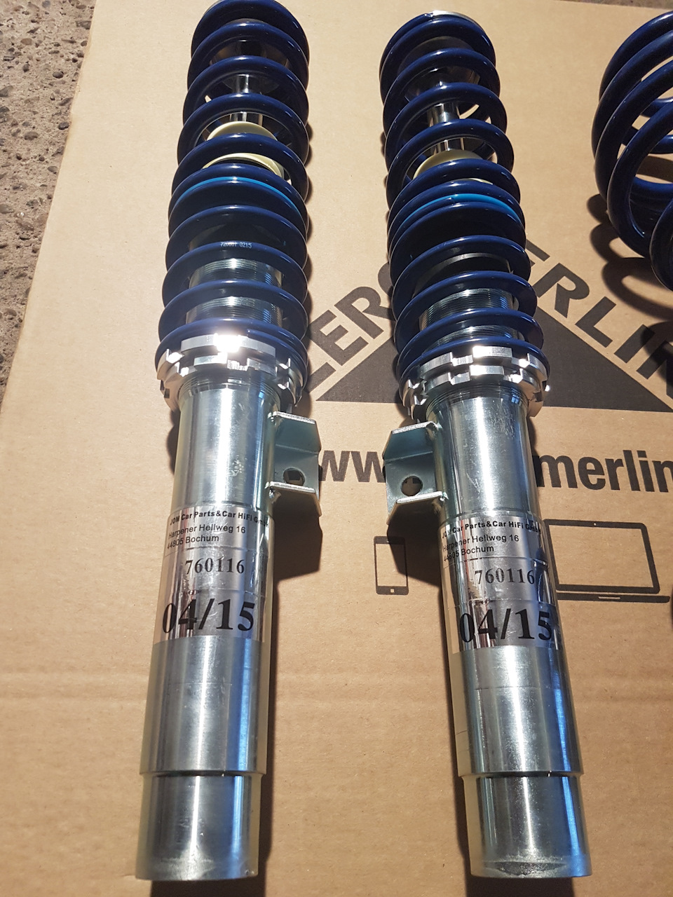 Продаю Jom Blue Line Coilovers для BMW E46 — BMW 3 series (E46), 2 л ...